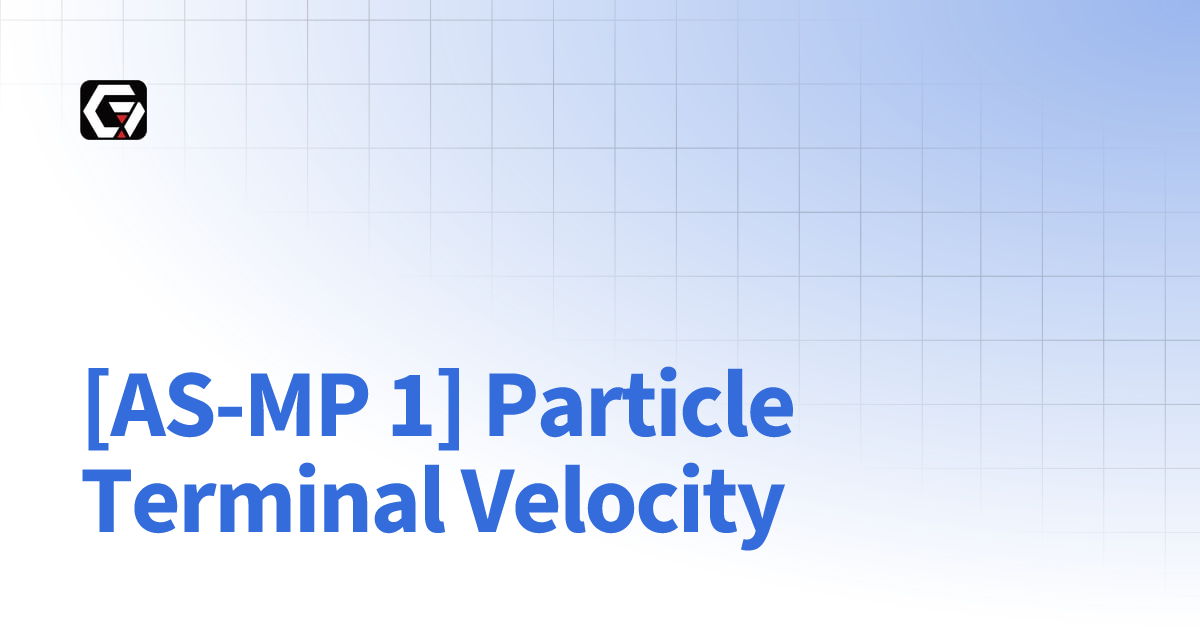 [AS-MP 1] Particle Terminal Velocity | GASFLOW Documentation
